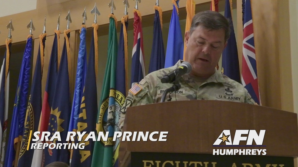 DVIDS - Video - Eighth Army change of responsibility ceremony