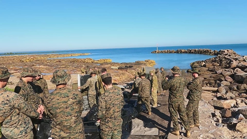 DVIDS - Video - CLB-1 Marines and Australian Army Soldiers deliver ...