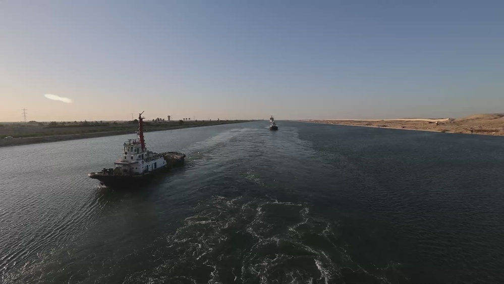 DVIDS - Video - USS Bataan, USS Carter Hall Transit the Suez Canal