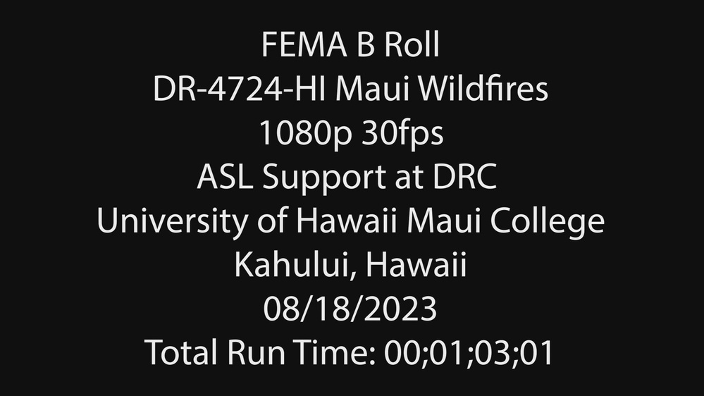 DVIDS - Video - FEMA B-Roll of ASL support for Deaf and Hard of Hearing ...