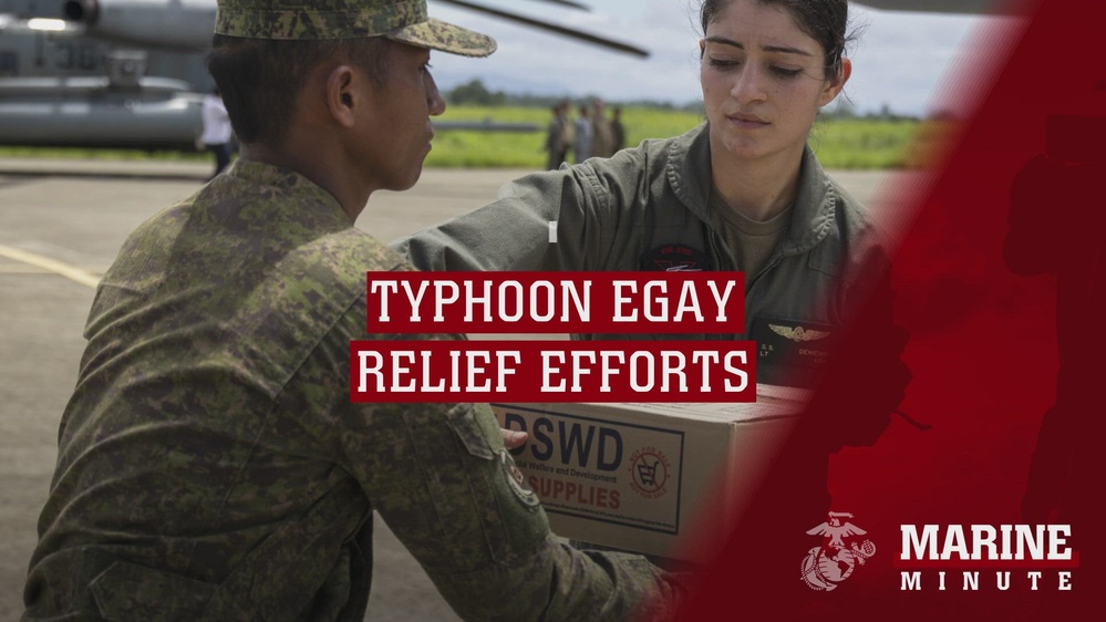 DVIDS - Video - Marine Minute: Typhoon Egay Relief Efforts