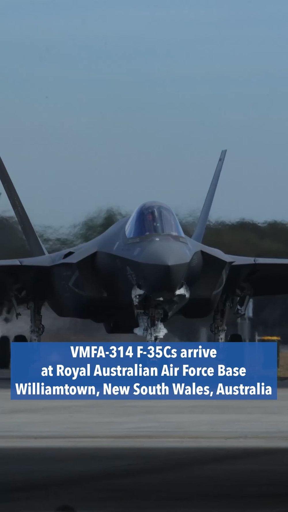 DVIDS - Video - VMFA-314 F 35Cs arrive at RAAF