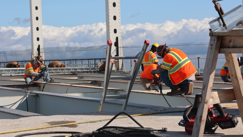 DVIDS - Video - St Georges Bridge Repair B-Roll