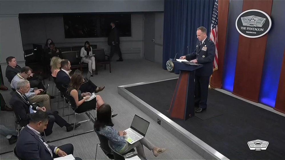 DVIDS - Video - Pentagon Press Secretary Holds Briefing