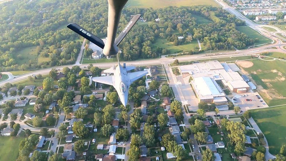 DVIDS - Video - Air National Guard performs flyover for world record event