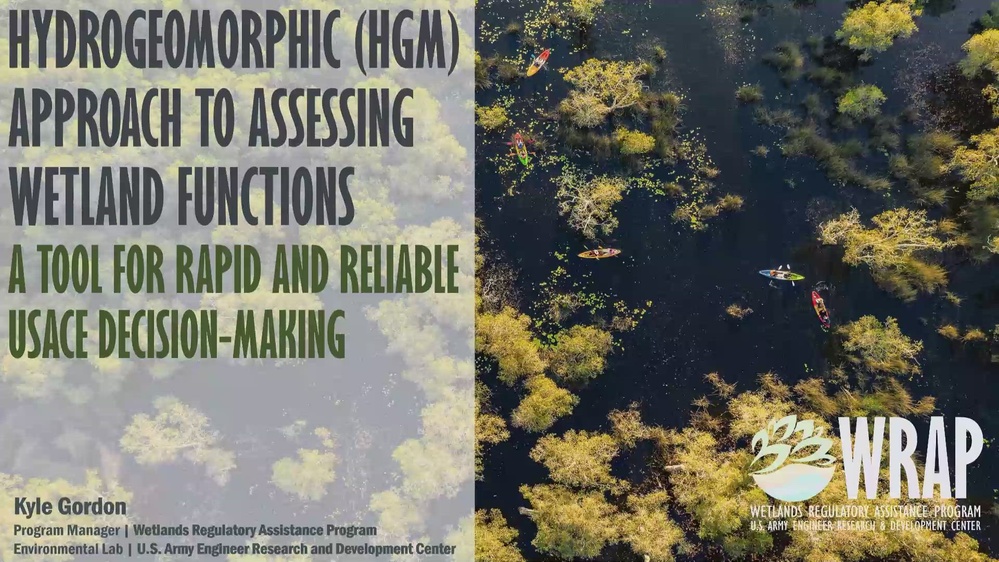 DVIDS - Video - The Hydrogeomorphic (HGM) Approach for Assessing ...
