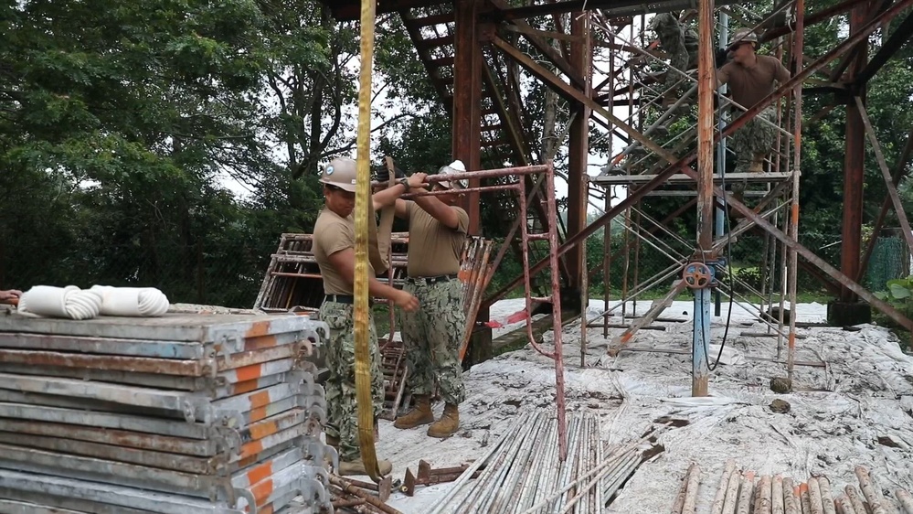 DVIDS - Video - Pacific Partnership 2023: Seabees Begin Water Tower ...