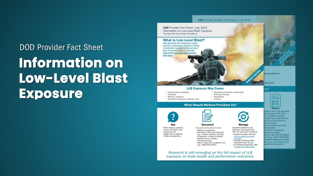 DVIDS - Video - TBI and Low-Level Blast Exposure: What Medical ...