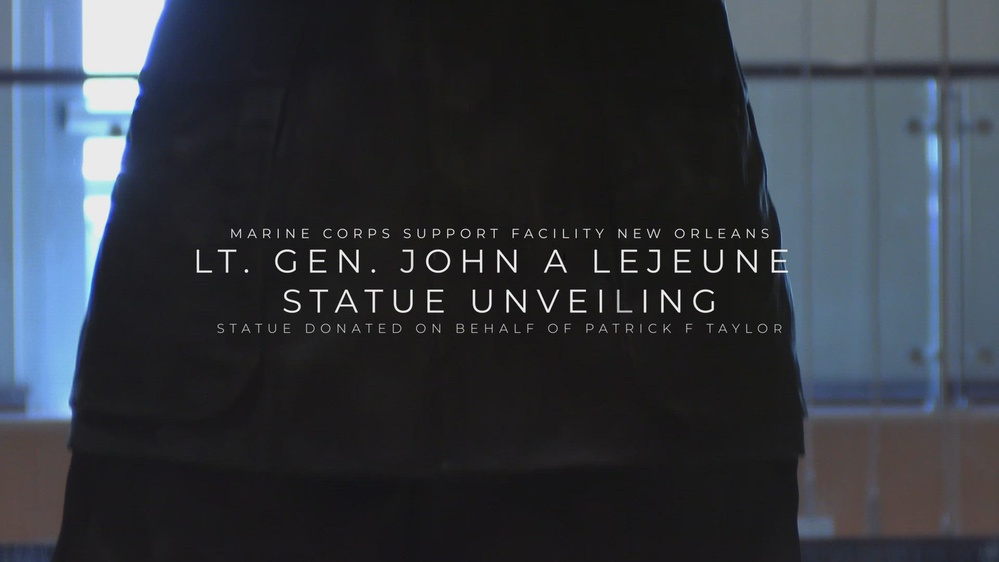 DVIDS - Video - Lt. Gen. John A. Lejeune statue unveiled at Marine ...
