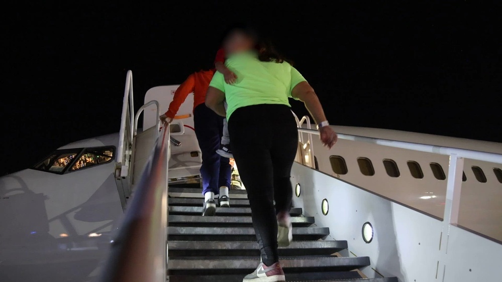 DVIDS - Video - ICE conducts single adult, family unit removal flights ...