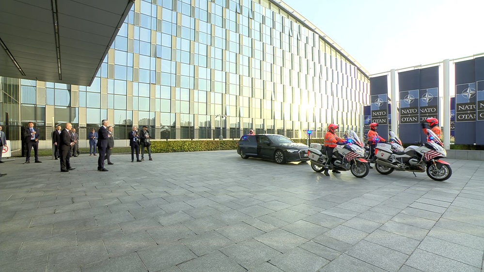 DVIDS - Video - Belgian Minister of Defence arrives at NATO HQ for the ...