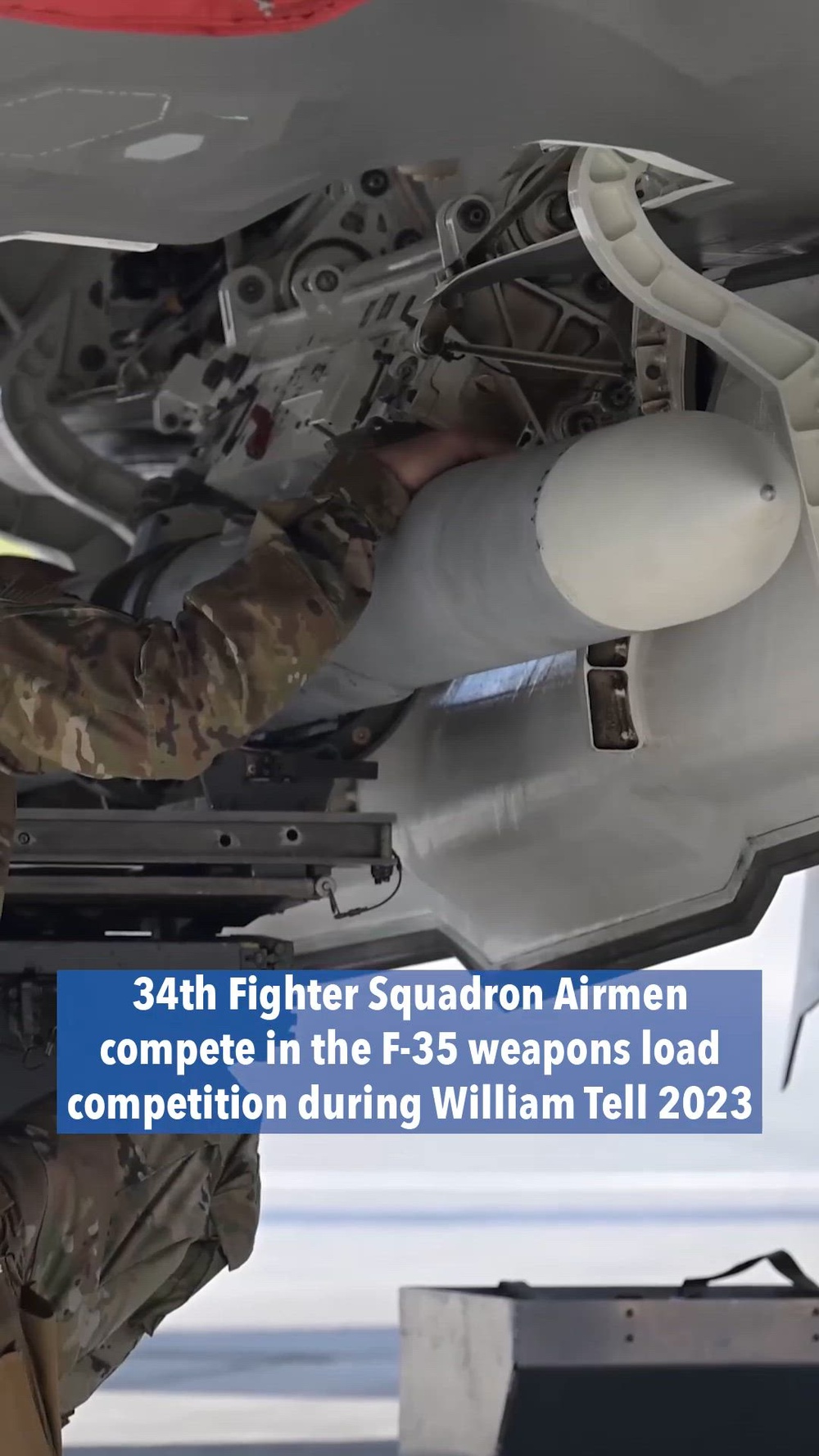 DVIDS - Video - 34th Fighter Squadron William Tell F-35 Weapons Load ...