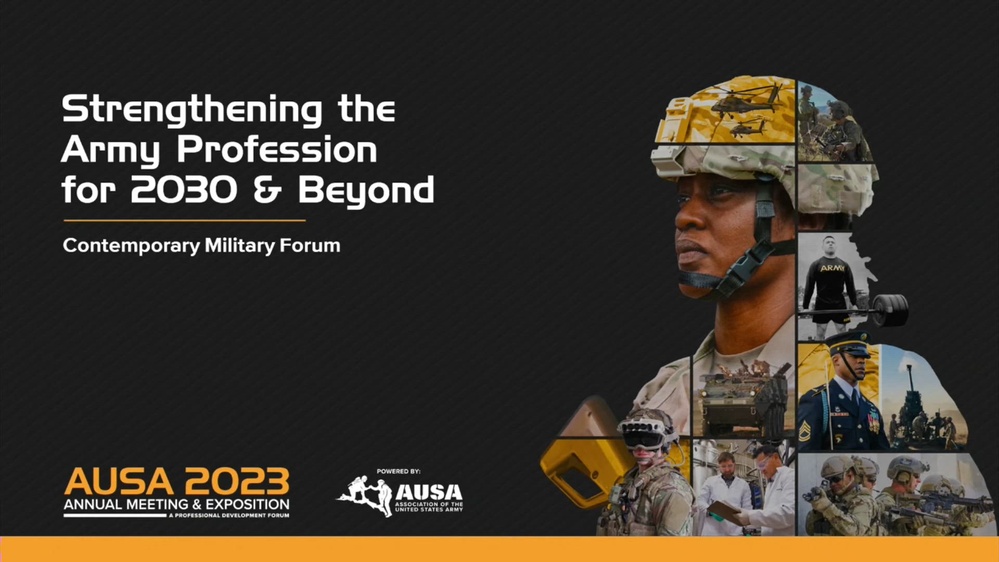 DVIDS - Video - AUSA 2023 Contemporary Military Forum (CMF 5 ...