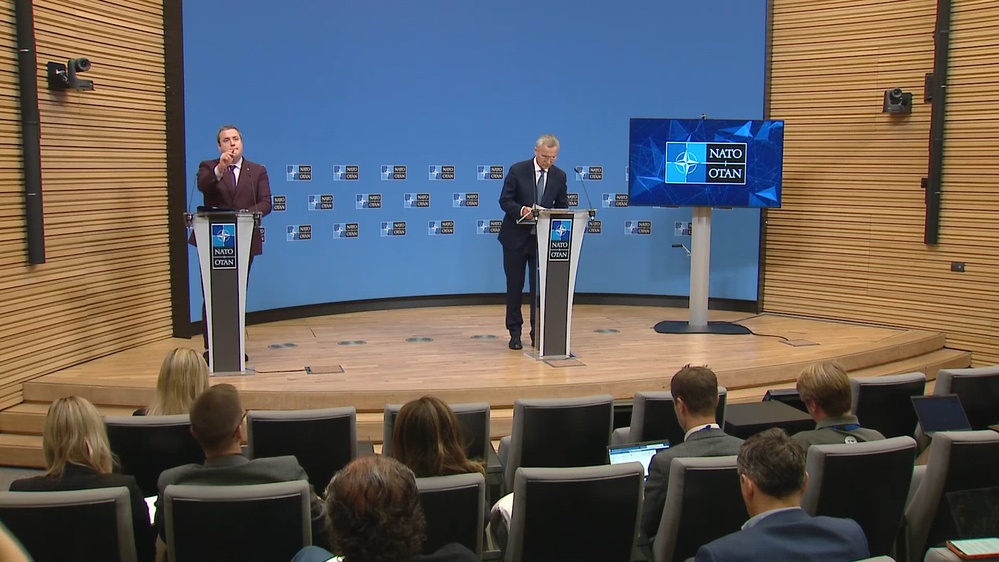 DVIDS - Video - Press conference by NATO Secretary General following ...