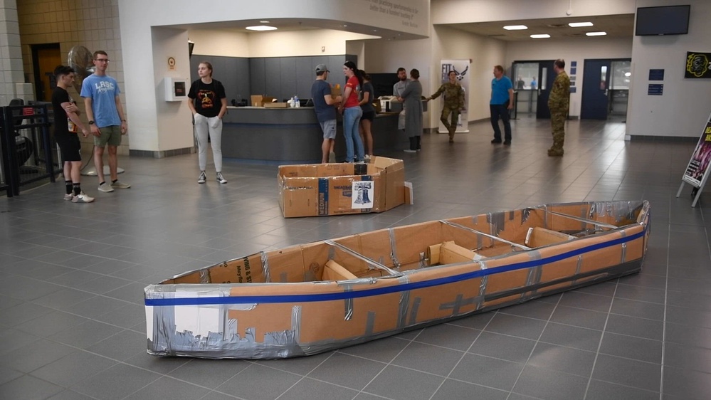 DVIDS - Video - North Spark Defense Lab Cardboard Boat Races