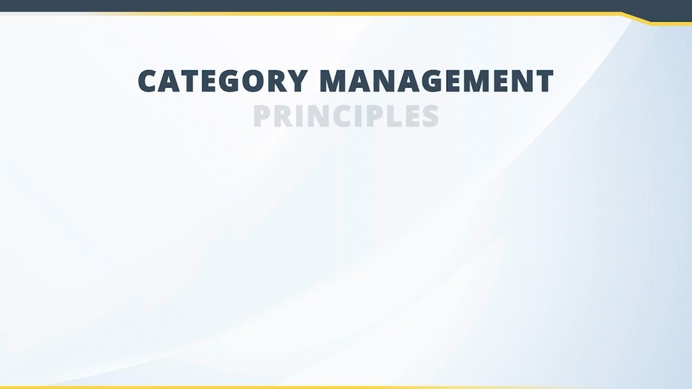 DVIDS - Video - Category Management Overview