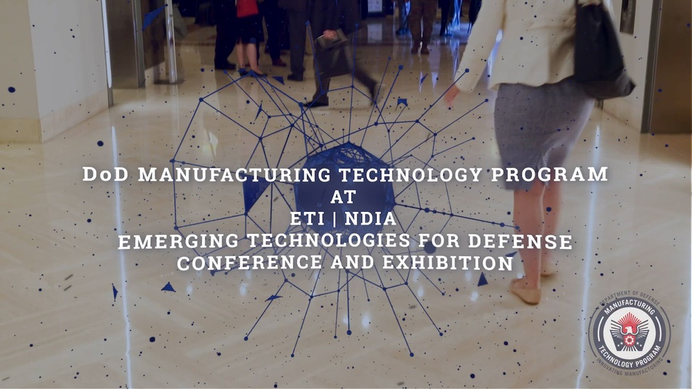 DVIDS - Video - DoD ManTech Engages with Industry at NDIA Tech Expo to ...