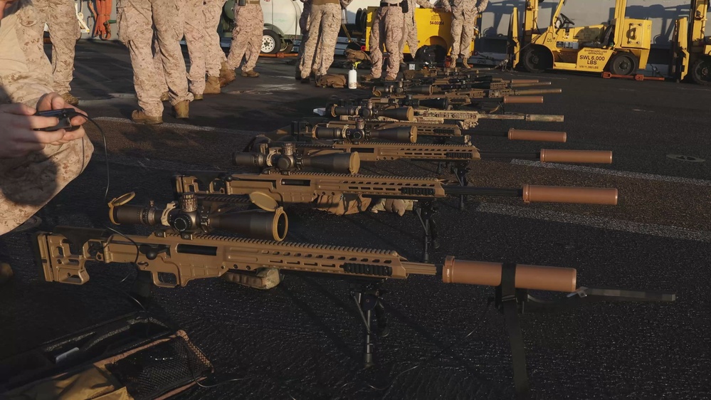 DVIDS - Video - 26th MEU(SOC)’s MSPF Conduct a Sniper BZO B-Roll