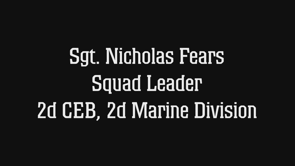DVIDS - Video - U.S. Marine Corps Sgt. Nicholas Fears Interview