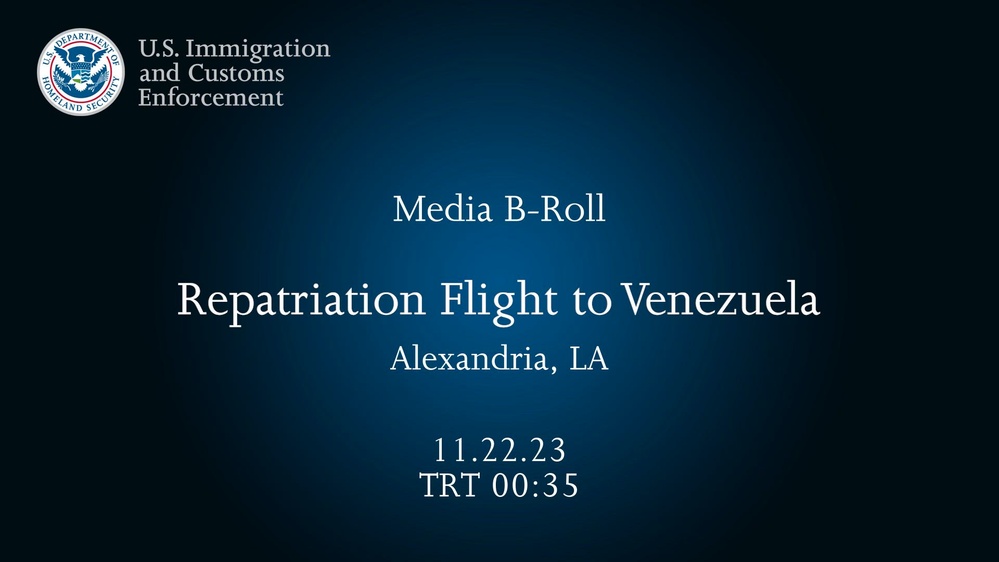 DVIDS - Video - ICE conducts single adult, family unit removal flights ...
