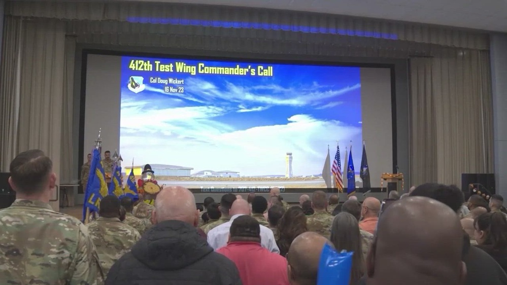 DVIDS - Video - 412th Test Wing Combined Commander's Call and 3rd ...