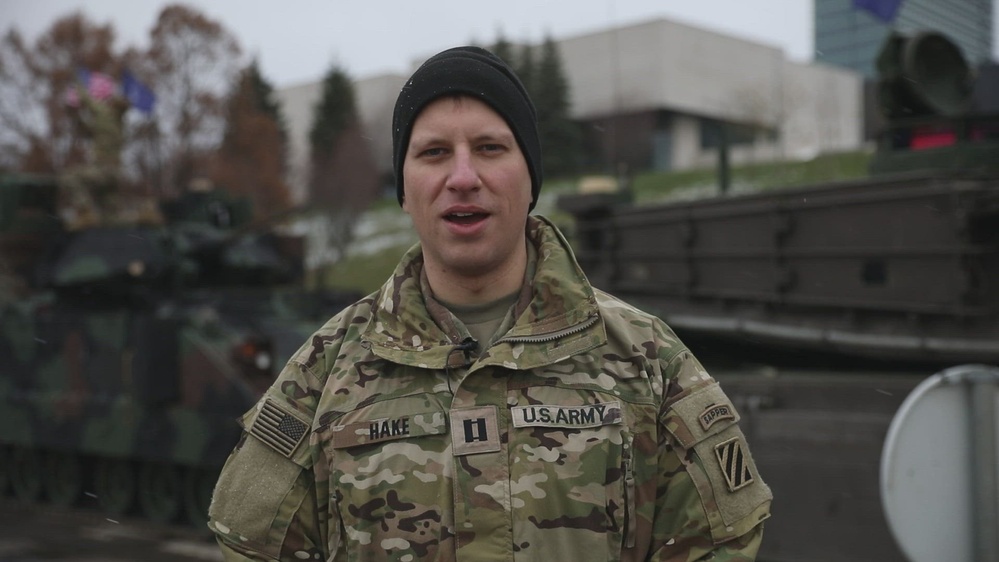 DVIDS - Video - U.S. Army Capt. Gabriel Hake holiday shout-out