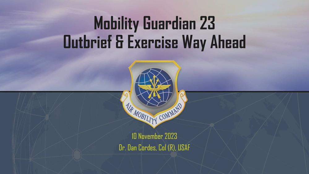 DVIDS - Video - Mobility Guardian Lessons Learned and Way Forward Seminar