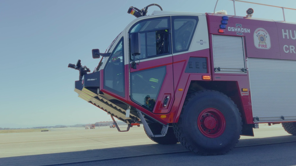 DVIDS - Video - Desiderio Army Airfield emergency exercise B-Roll Package