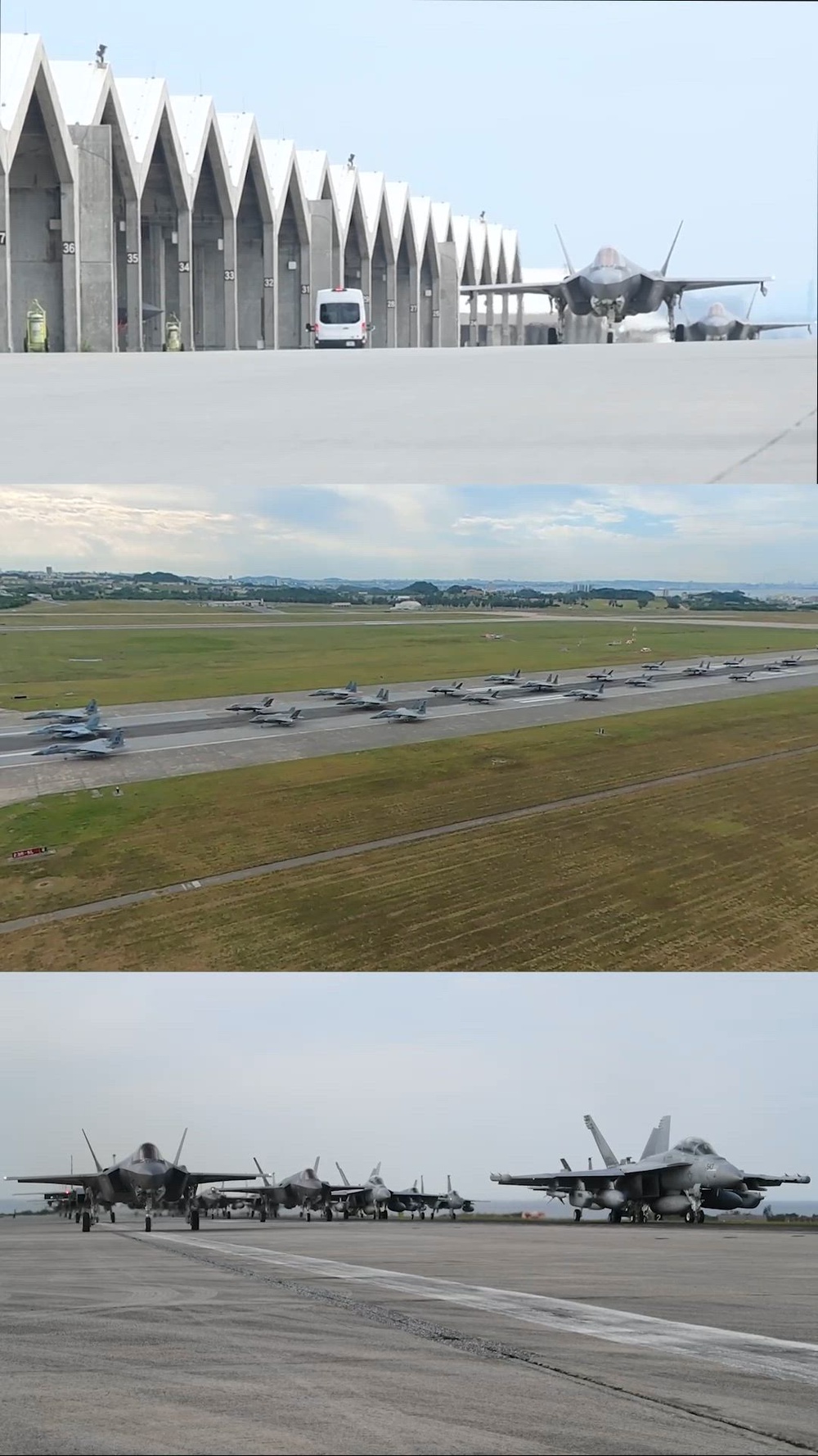 DVIDS - Video - United in Strength: aircraft line the runway at Kadena ...