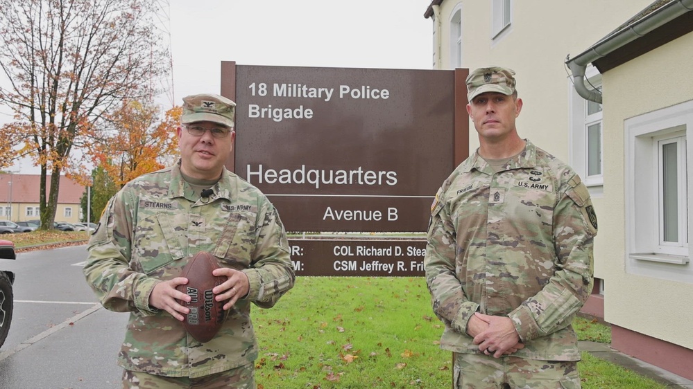 DVIDS - Video - 18th MP BDE Says Go Army! Beat Navy!