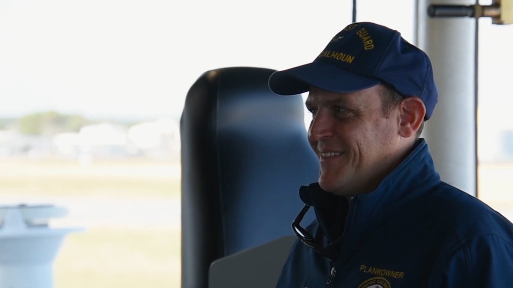 DVIDS - Video - Coast Guard Cutter Calhoun arrives to new homeport in ...