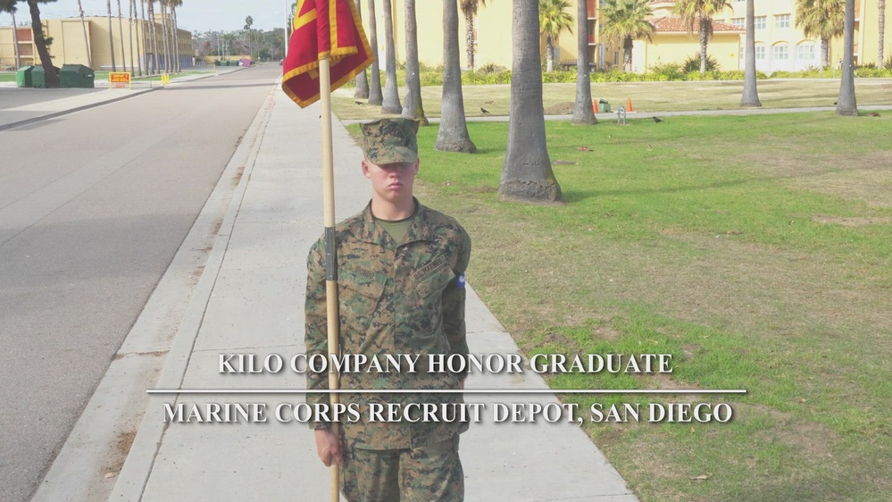 DVIDS - Video - MCRD SD, Kilo Company, Honor Graduate