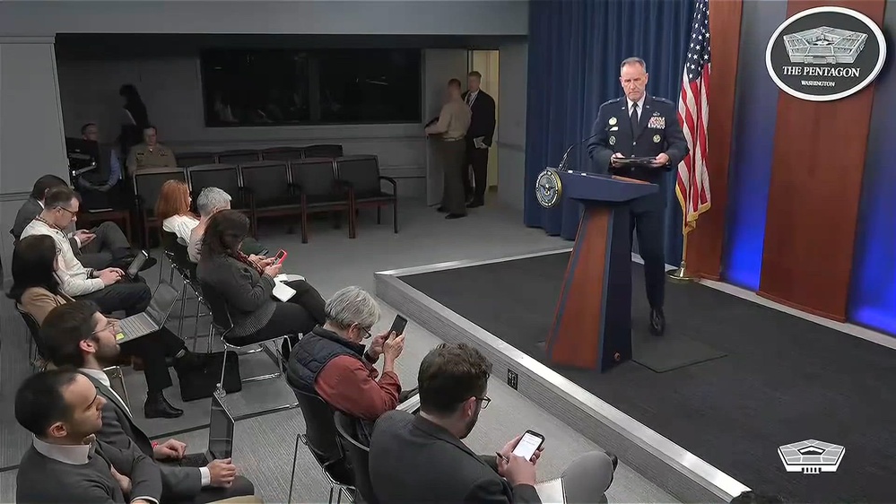 DVIDS - Video - Pentagon Press Secretary Holds Briefing