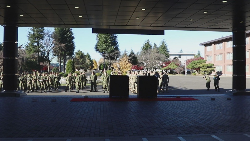 DVIDS - Video - Yama Sakura 85: Camp Sendai Opening Ceremony, B-Roll