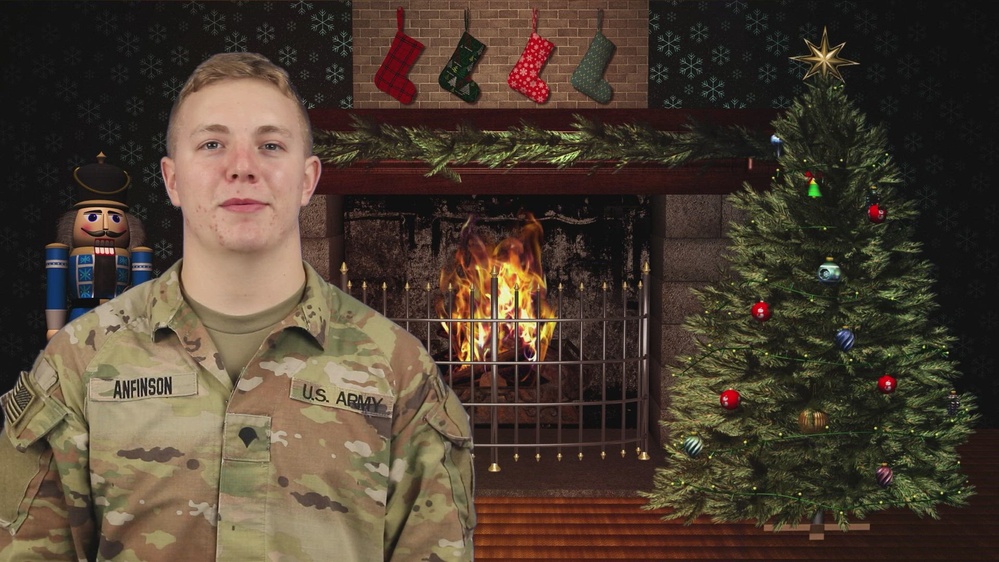 DVIDS - Video - Spc. Riley Anfinson, Holiday Greeting