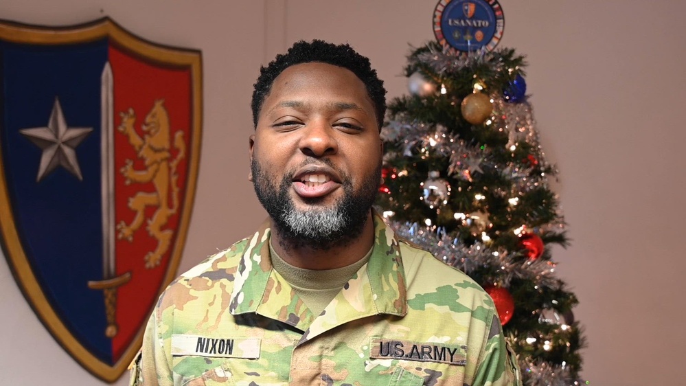 DVIDS - Video - Sgt. 1st Class Colossus Nixon - Holiday Greetings