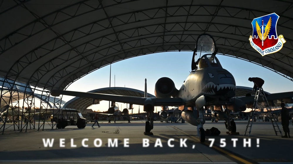 DVIDS - Video - 75th Fighter Squadron returns from deployment