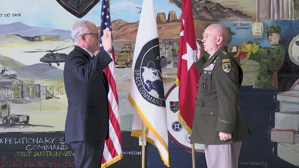 DVIDS - Video - LTG Thomas James Promotion - Broll/SOT