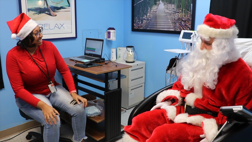 DVIDS - Video - AFWC helps Santa reach his wellness goal