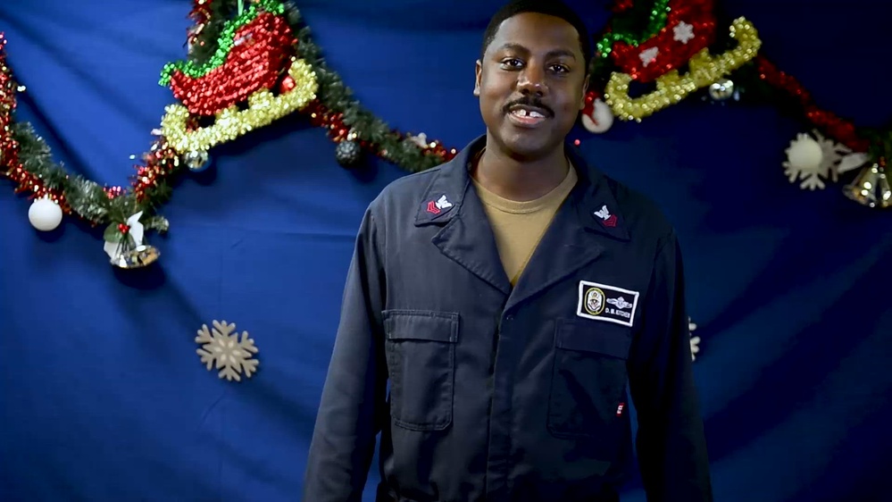 DVIDS - Video - IT1 Deandre Kitchen – FOX Sports - Holiday Greeting