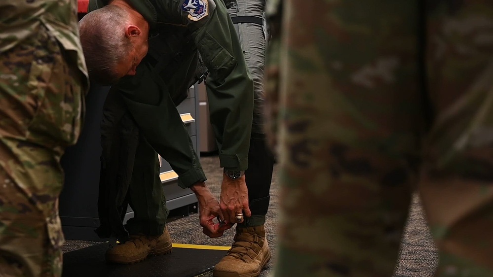 DVIDS - Video - General Hokanson receives familiarization flight with D ...