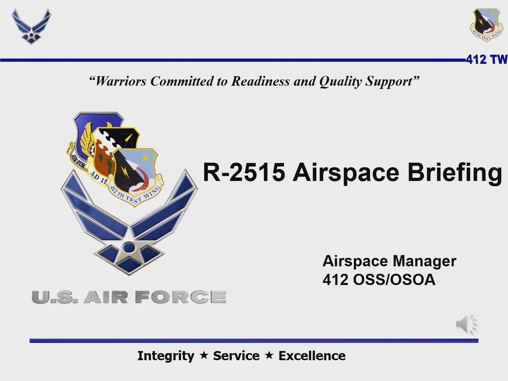 DVIDS - Video - Edwards AFB R-2515 Airspace Brief, Jan. 2024