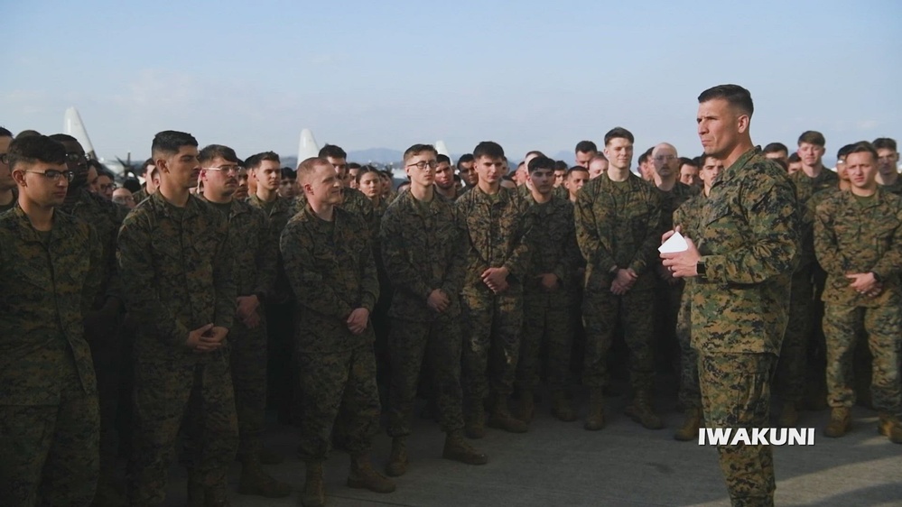 DVIDS - Video - VMGR-152 Final Formation of Sgt. Maj. Grantham