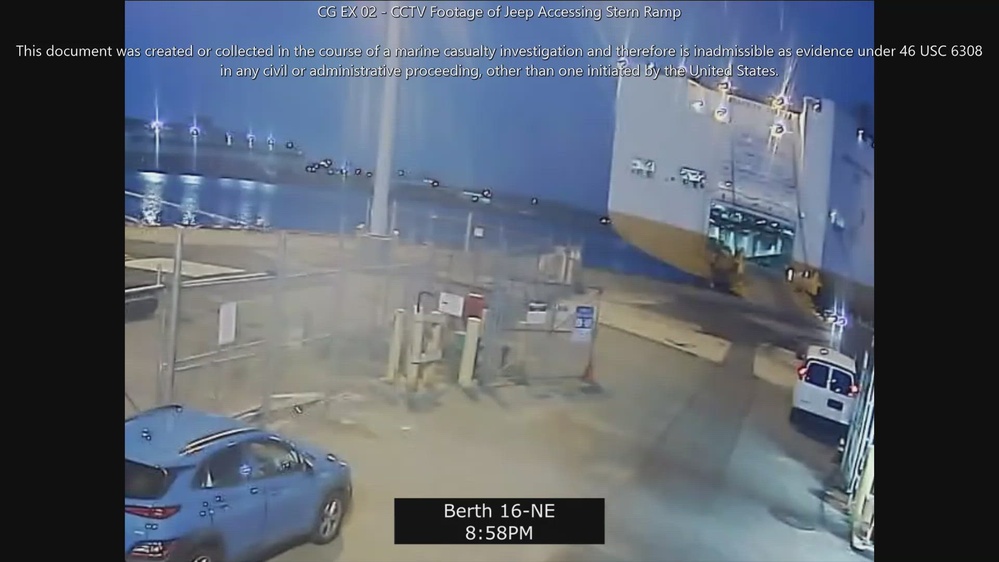 DVIDS - Video - Coast Guard Exhibit 02 - CCTV Footage of Jeep accessing ...