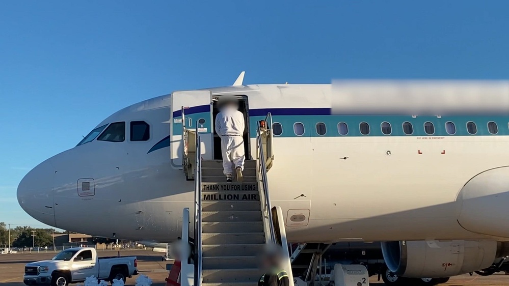 DVIDS - Video - ICE conducts single adult, family unit removal flights ...