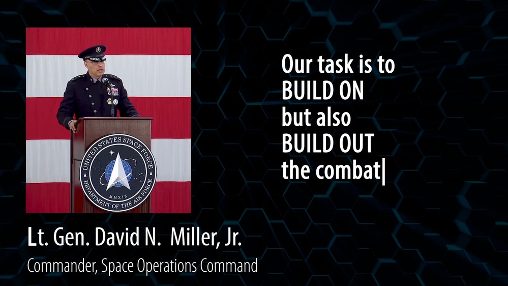 DVIDS - Video - Lt. Gen. David N. Miller, Jr. Lays Out SpOC Vision