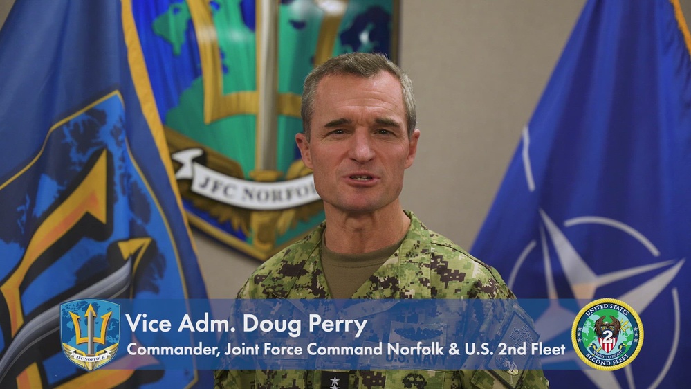 DVIDS - Video - U.S. 2nd Fleet commander introduces Steadfast Defender 2024