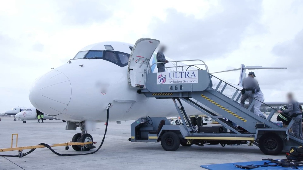 DVIDS - Video - ICE conducts single adult, family unit removal flights ...