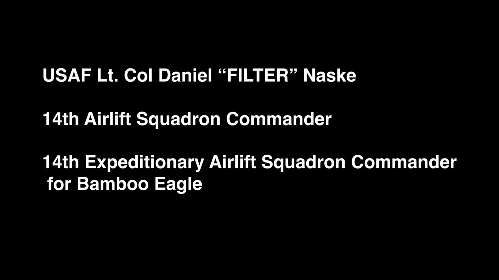 DVIDS - Video - Bamboo Eagle 14th CC Col. Naske Interview