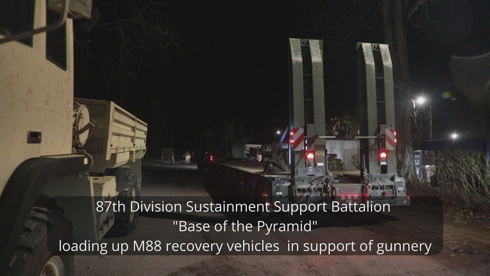 DVIDS - Video - Logisticians move M88 armor vehicles in Poland